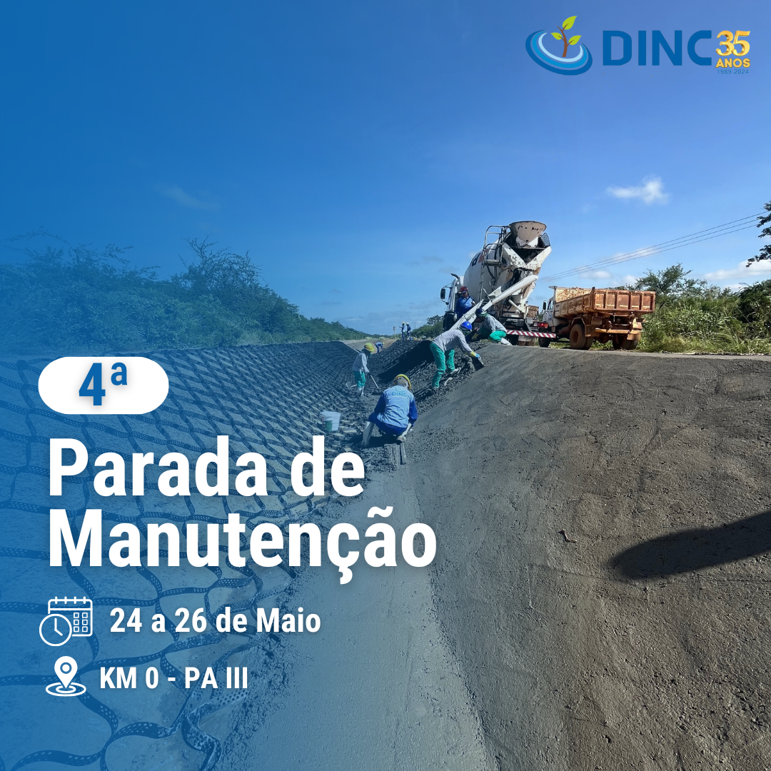 Com foco na recuperação de placas do Canal de Irrigação, DINC irá ...